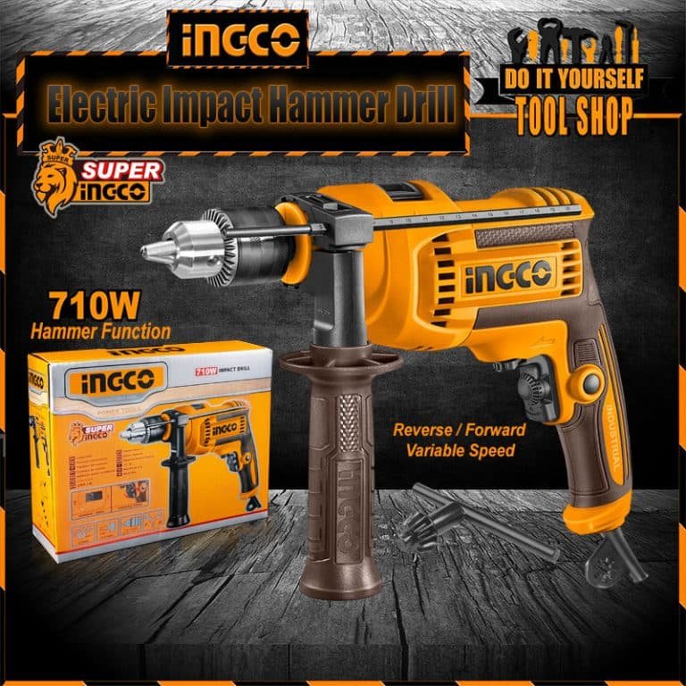 Ingco Impact Drill Hammer Function - 710W ingco pakistan