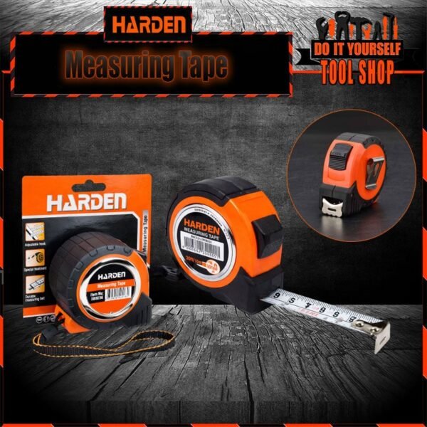 Harden Professional Measuring Tape Nylon Coated - 3M 5M 7.5M